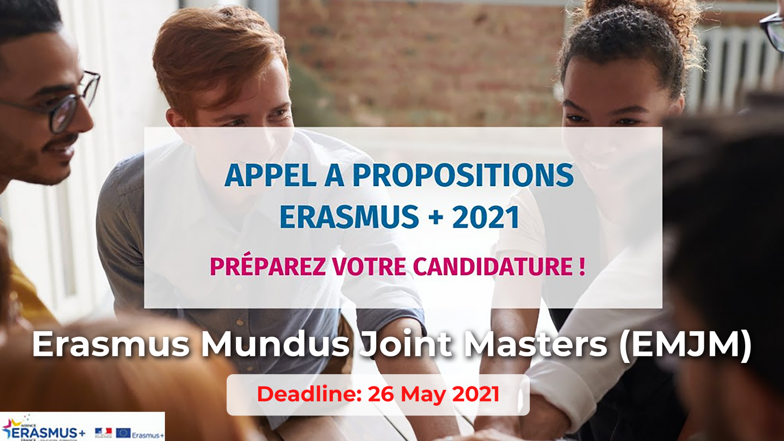 Erasmus+ Programme - Erasmus Mundus Joint Masters (EMJM) | Faculté des ...