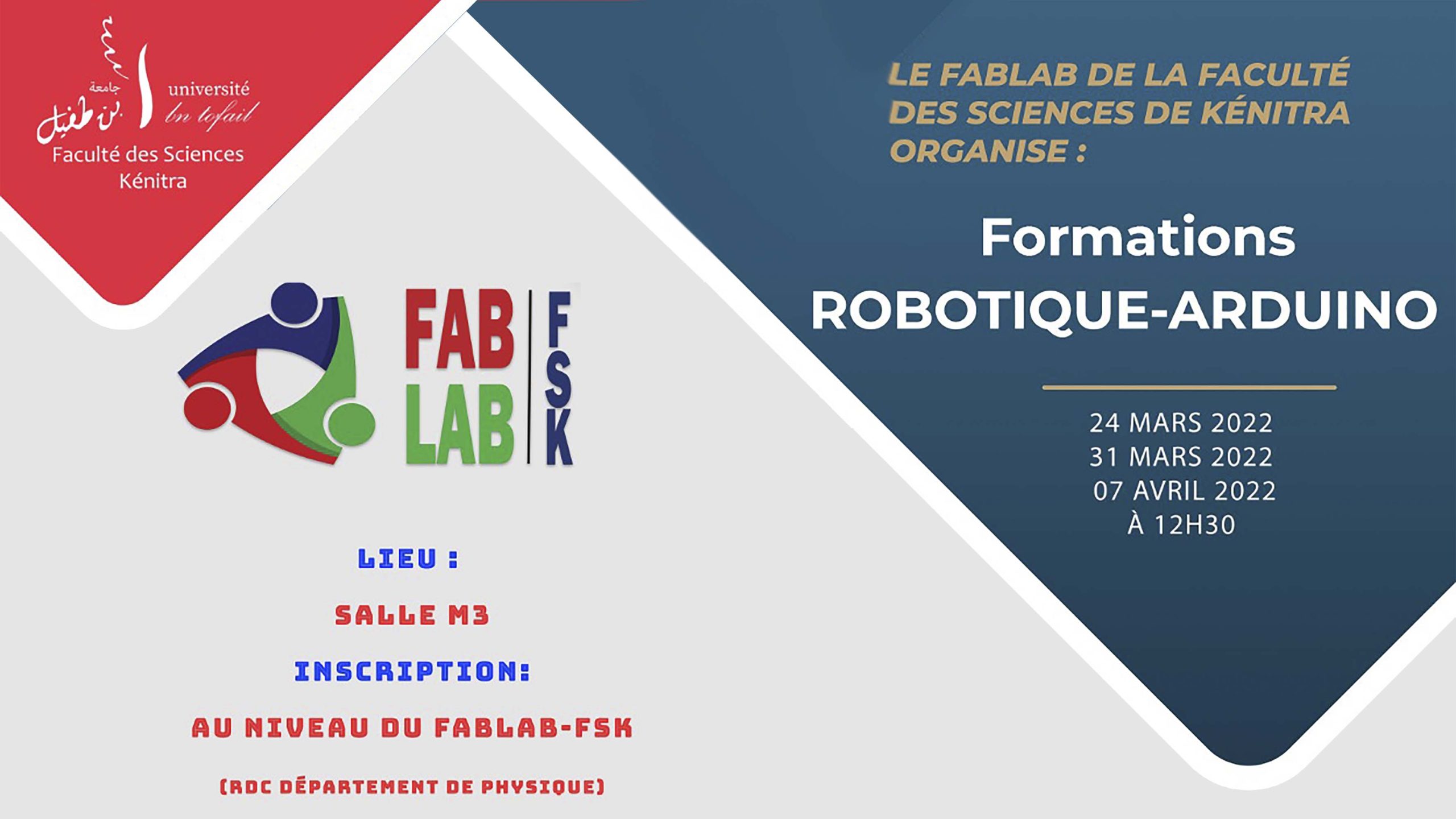 Formations ROBOTIQUE - ARDUINO | Faculté des Sciences