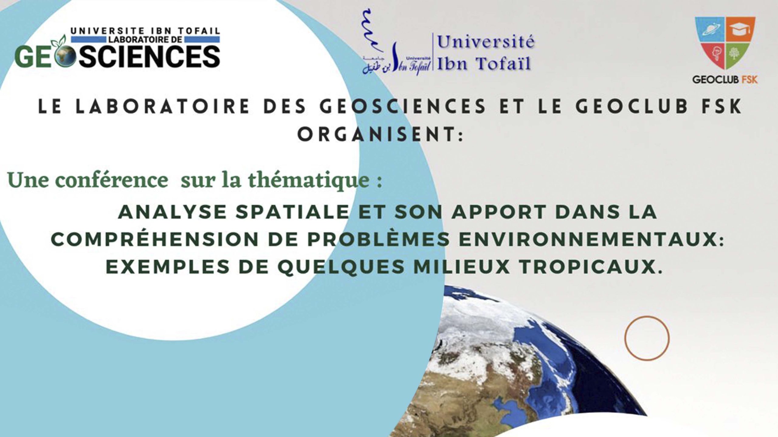 Conférence sur l'Analyse Spatiale et son Apport dans la Compréhension ...